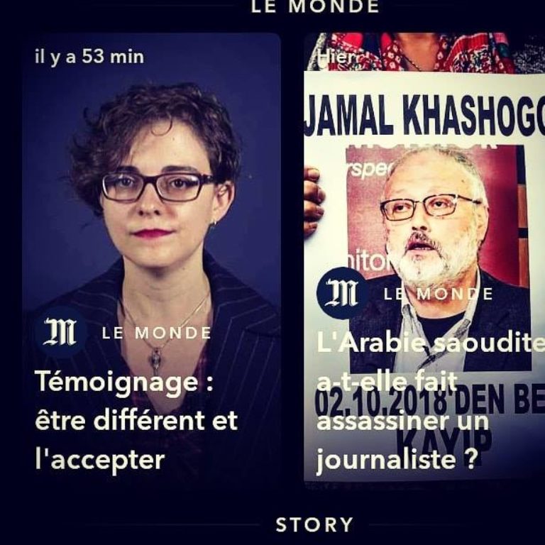 Interview pour l'édition Snapchat du Monde - Mélanie Fazi